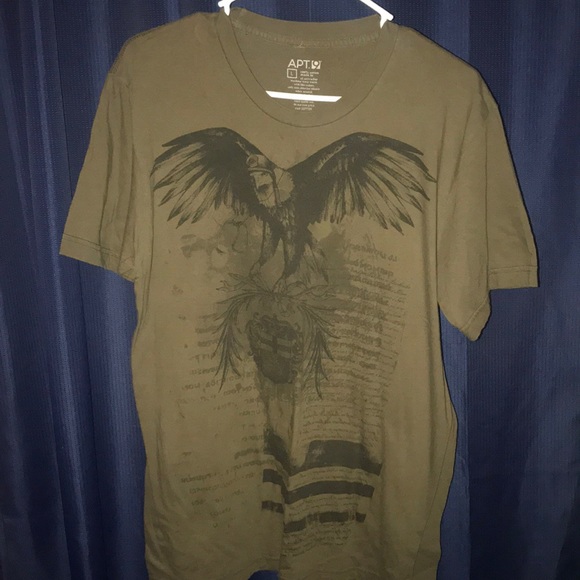 Apt. 9 | Shirts | Mens Green Logo Tshirt | Poshmark